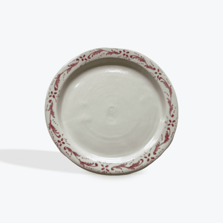 Red Fiori Dinner Plate - Collette Dinnigan
