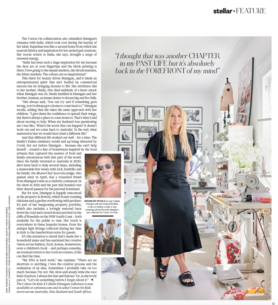 October 2023 Stellar Magazine - Collette Dinnigan
